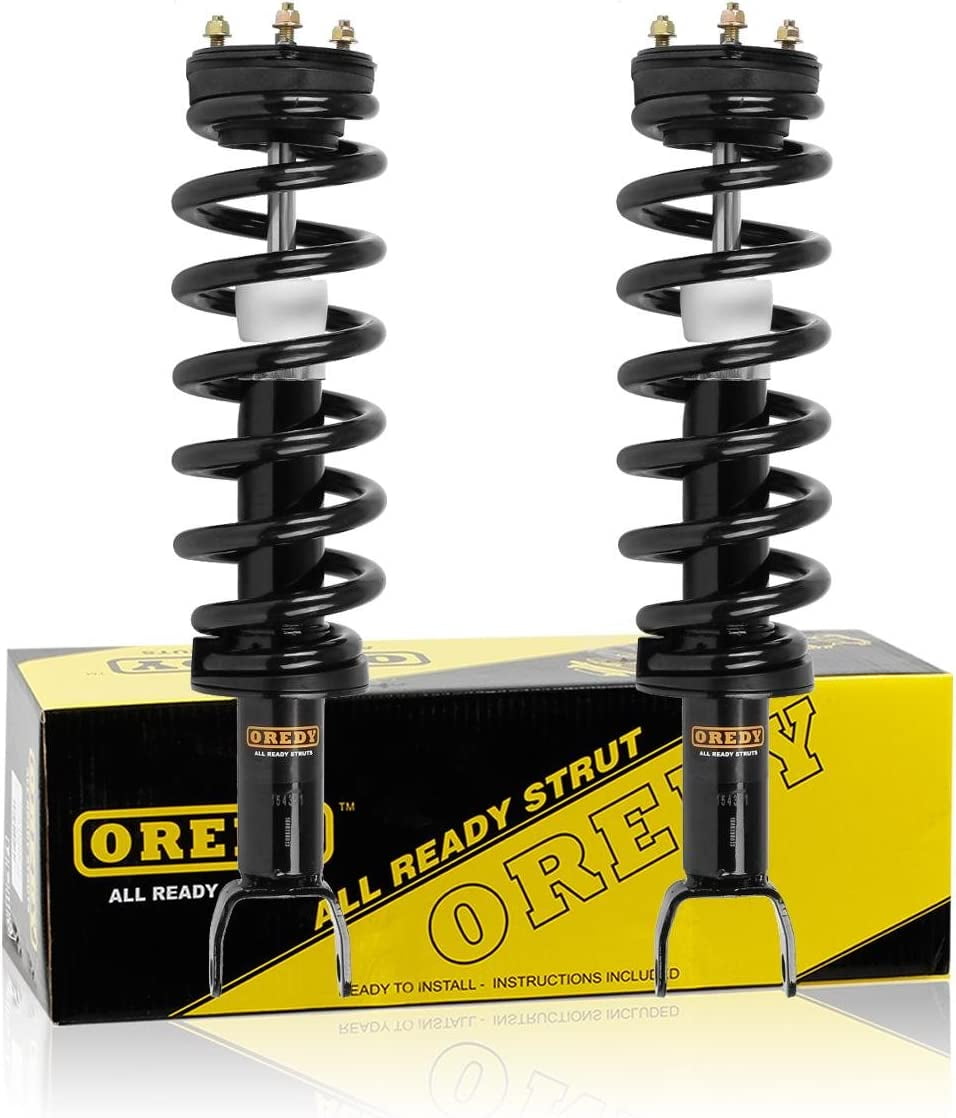 Oredy Front Pair Complete Struts Coil Springs Assembly Compatible With