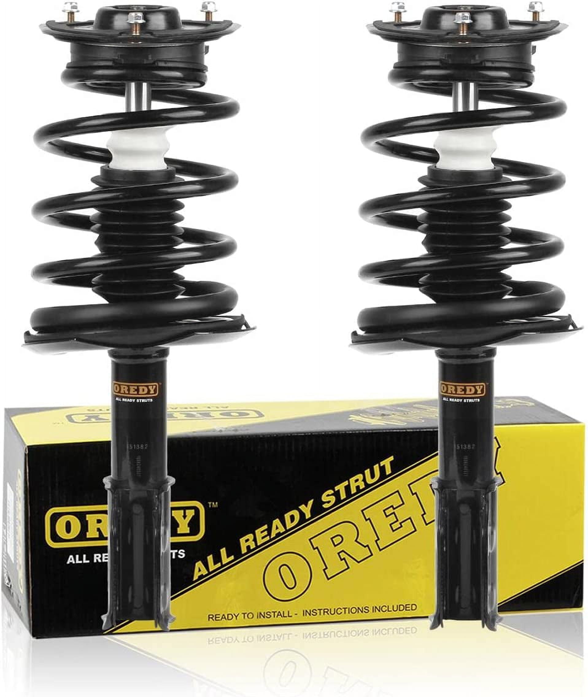 OREDY Front Shocks Struts with Coil Spring Assembly Kit Replacement for ...