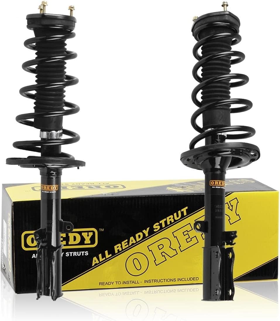 OREDY Pair Rear Left & Right Complete Struts w/ Coil Spring Compatible ...
