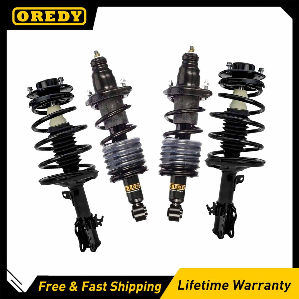OREDY Struts Front&Rear Shocks And Struts Set of 4 Complete Shocks ...
