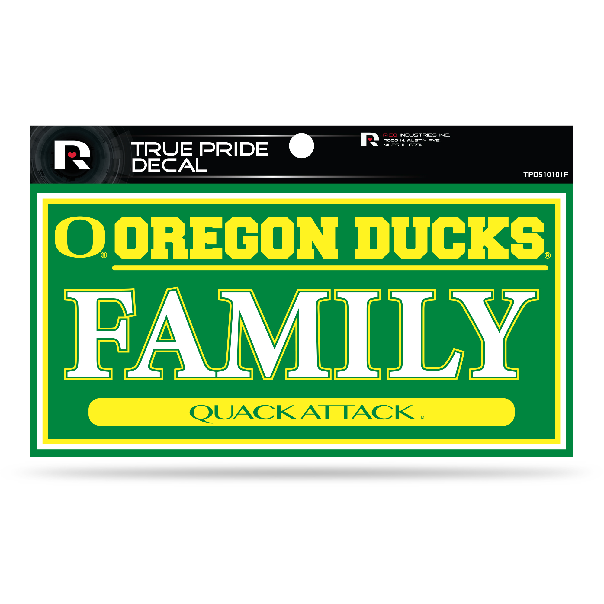 OREGON 3" X 6" TRUE PRIDE DECAL - FAMILY - Walmart.com