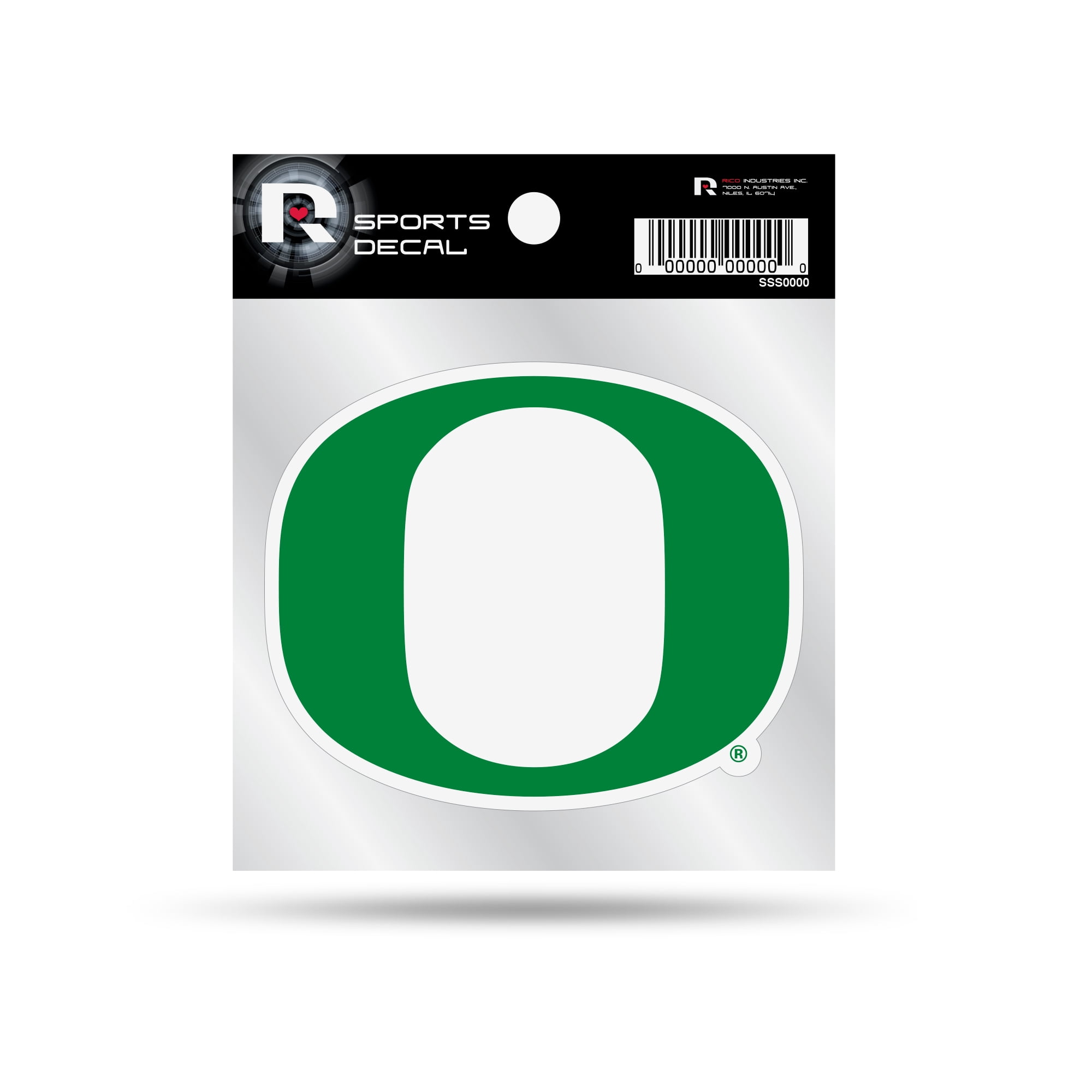 OREGON UNIVERSITY PRIMARY LOGO SMALL STYLE WEEDED DECAL (4X4) - Walmart.com