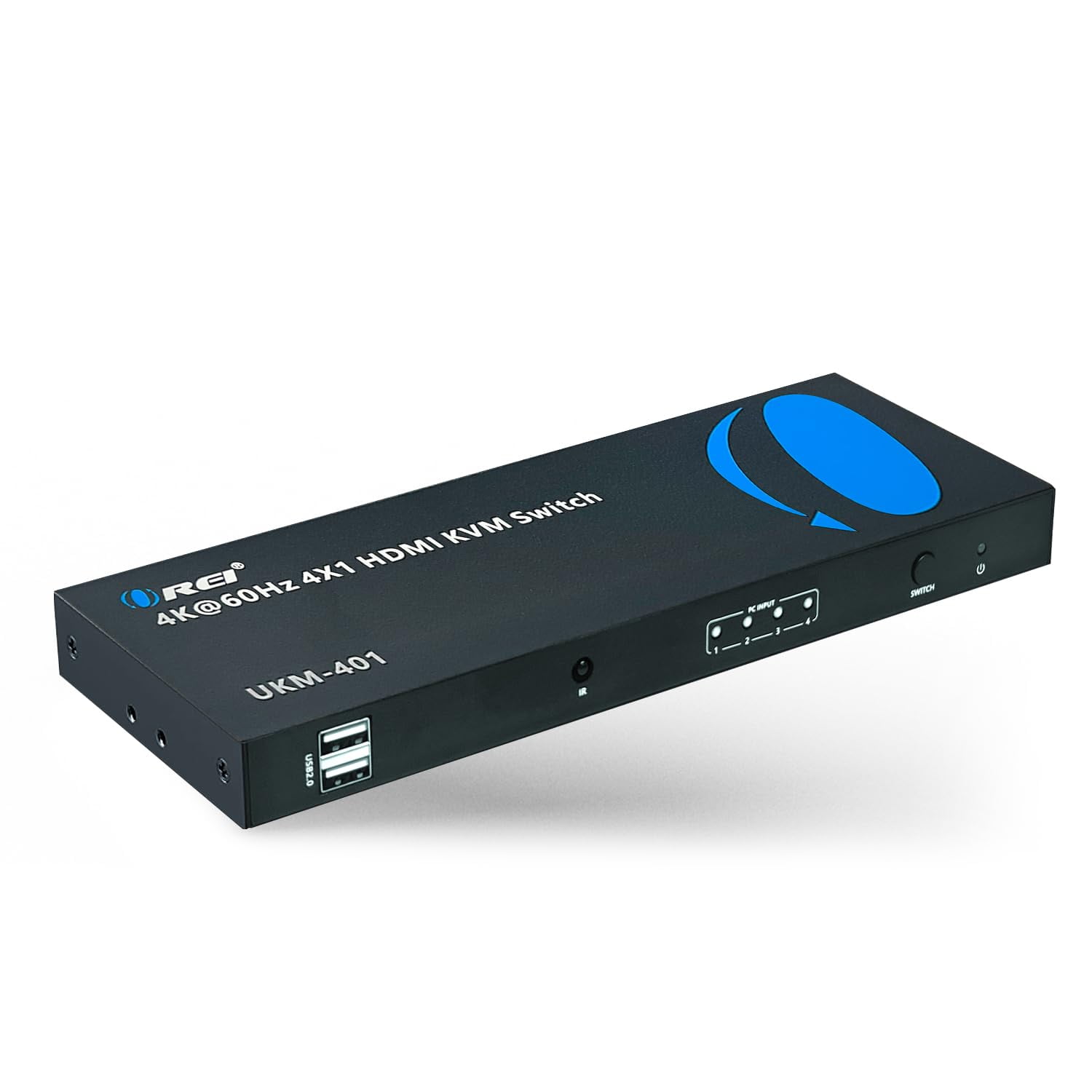 OREI 4K@60Hz 4X1 HDMI KVM Switch With RS-232 Control (UKM-401 ...