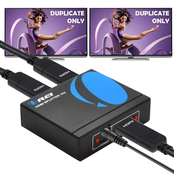 OREI HDS-102: 4K 1x2 HDMI Splitter & Cable Port, 1-In 2-Out, EDID - Walmart.com