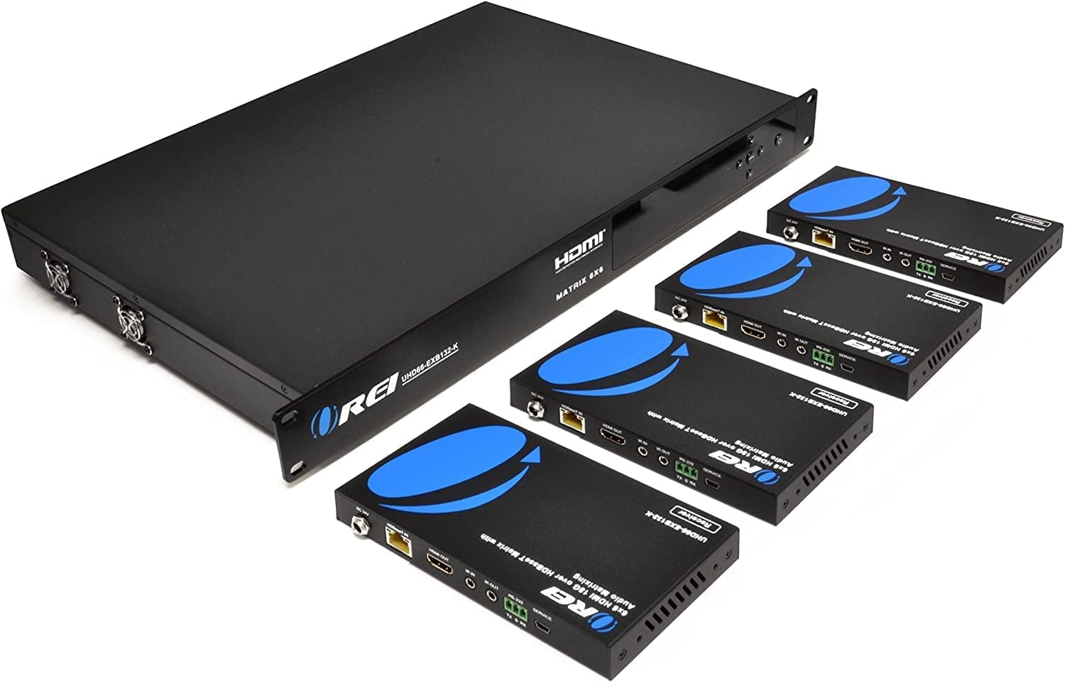 OREI 6X4 4K HDMI Matrix Switcher Extender - HDBaseT UltraHD 4K@60Hz 4:4 ...