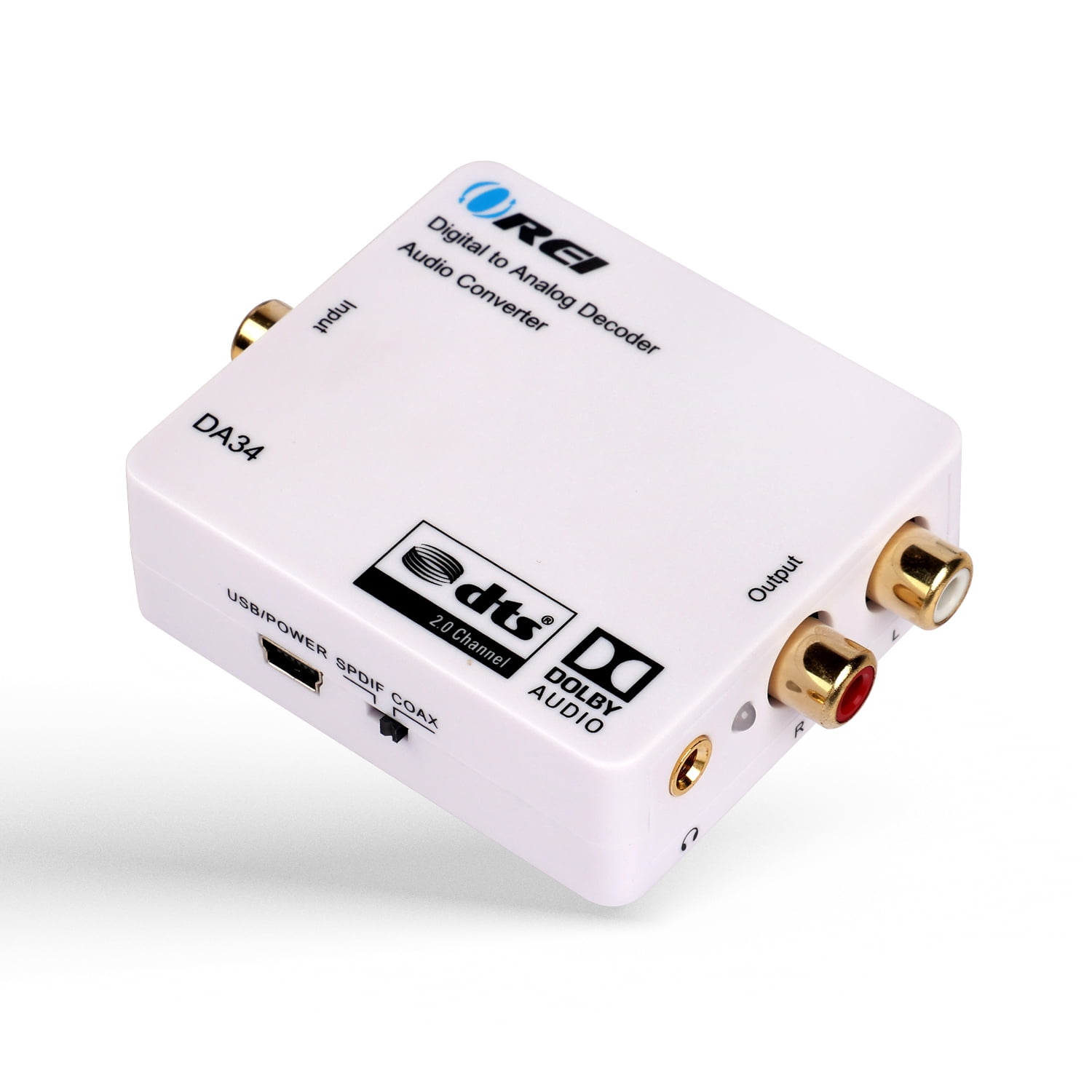 OREI Dolby Digital To Analog Audio Converter Decoder -SPDIF/Coaxial ...