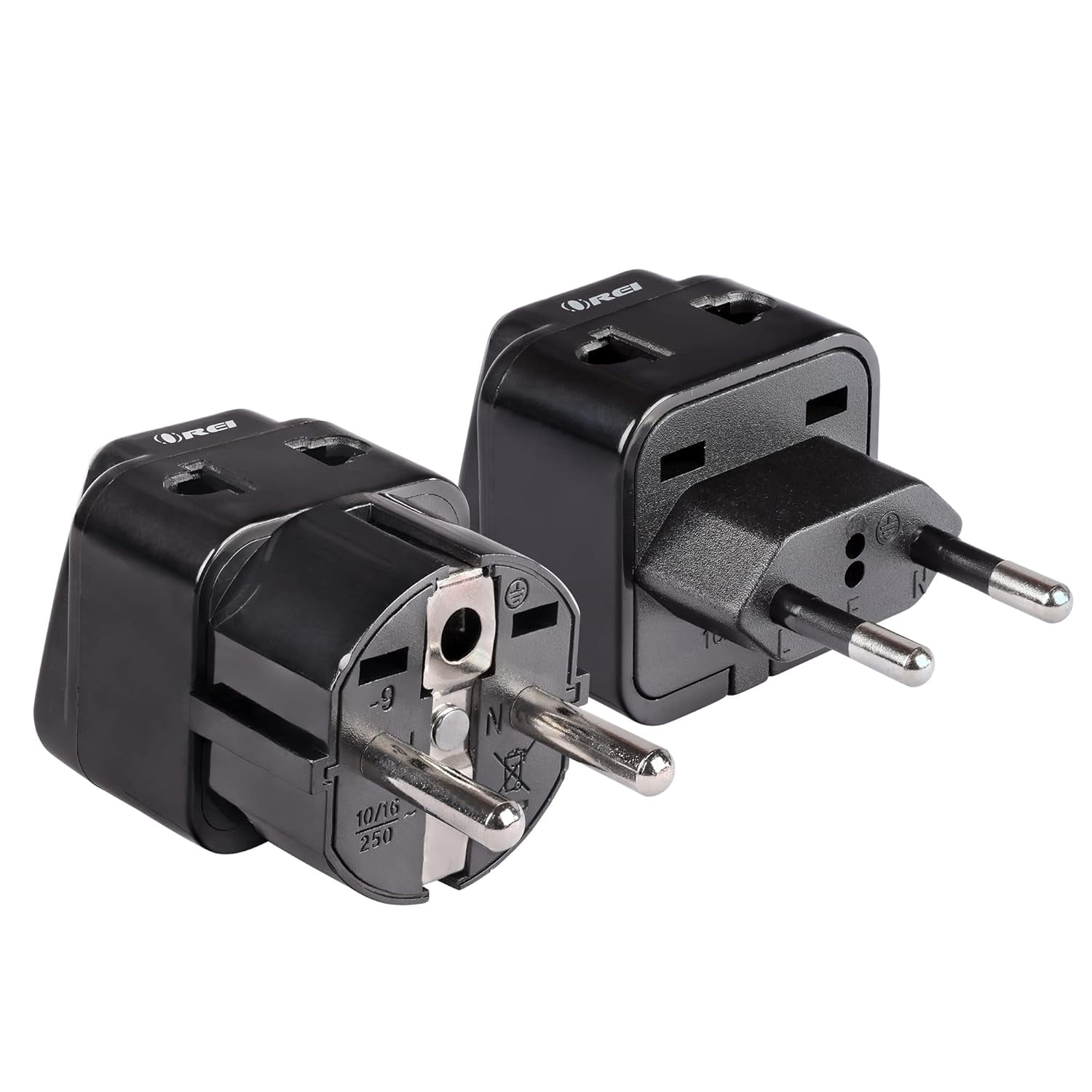 OREI Europe Adapter Set Schuko Type EF Type C Universal to Europe ...