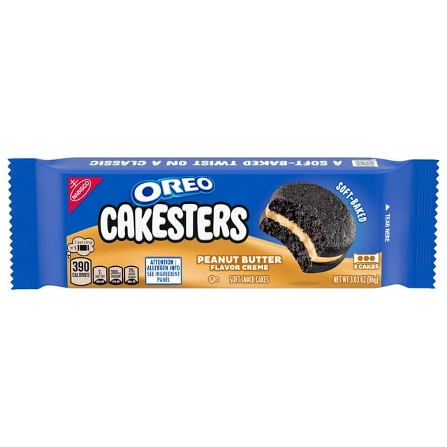 OREO CAKESTERS PEANUT BUTTER COOKIES-SINGLE SERVE 3.03 OZ - Walmart.com