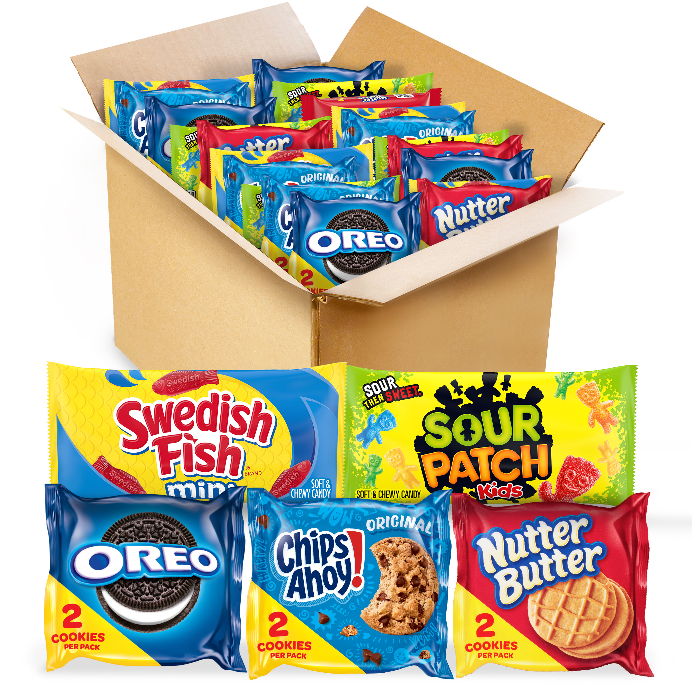 Nabisco Crowd Favorites Cookie Variety Pack, CHIPS AHOY! Mini & OREO ...