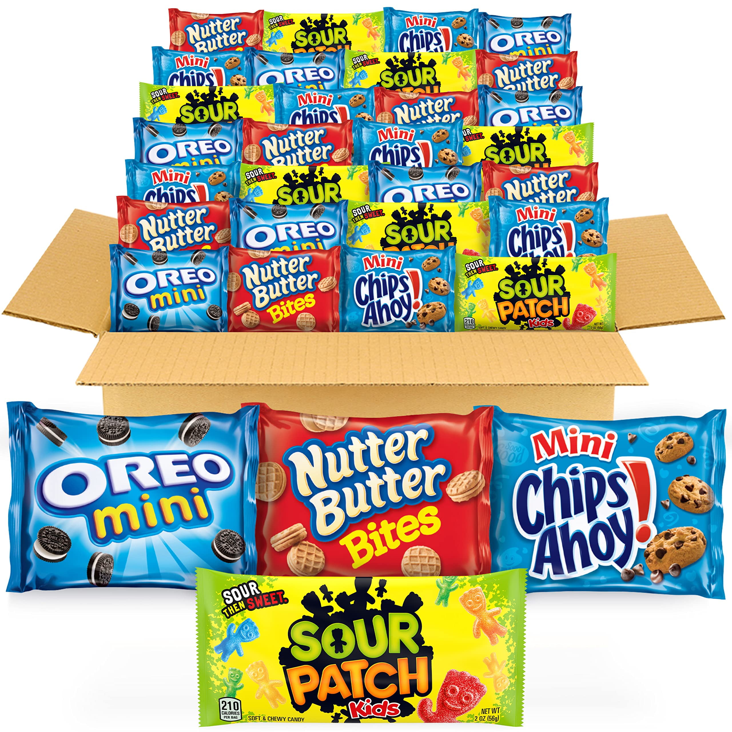 OREO , CHIPS AHOY! ZS23 Mini Cookies, SOUR PATCH KIDS Candy & Nutter ...