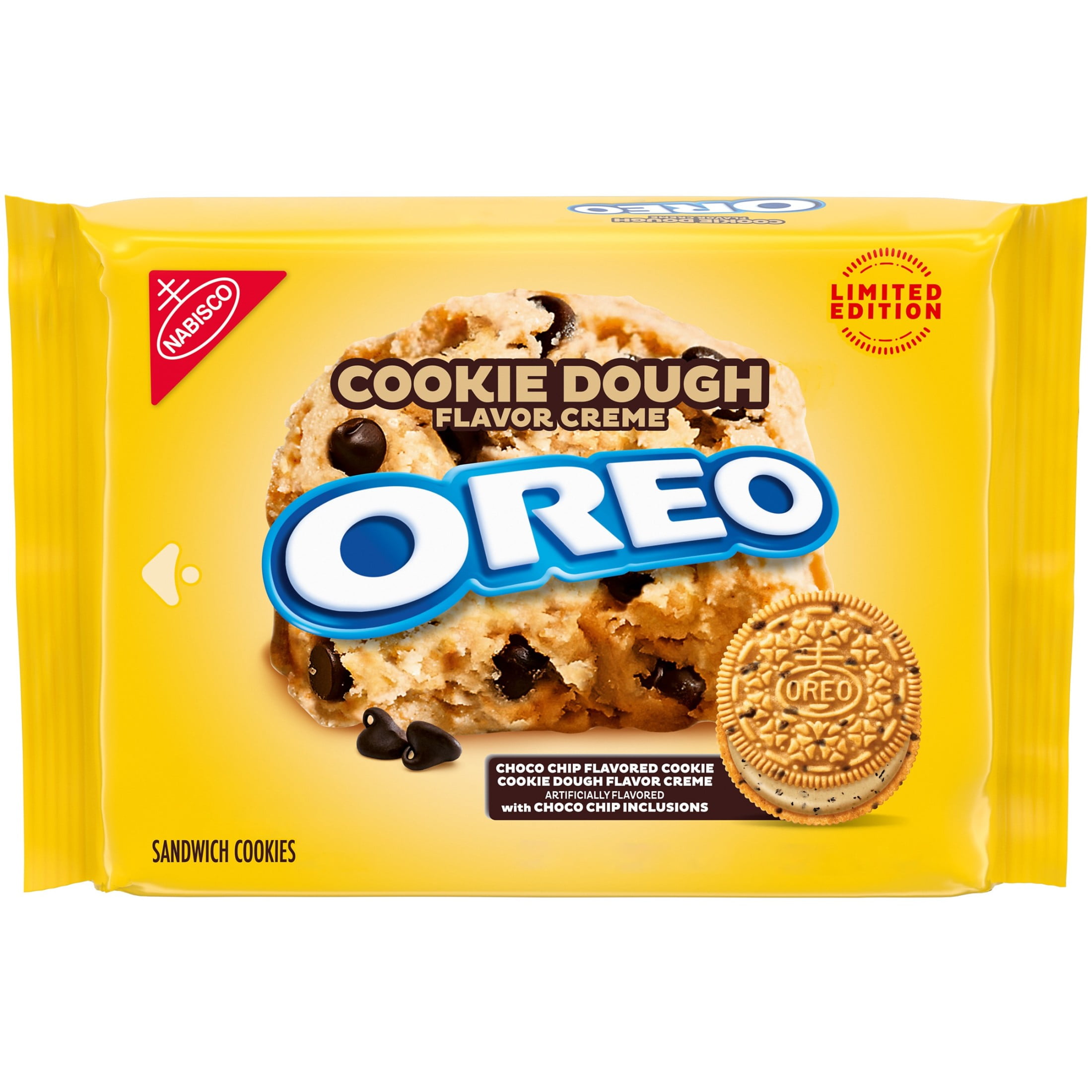 OREO Cookie Dough Creme Sandwich Cookies, 10.68 oz, Limited Edition ...