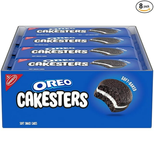 OREO Cakesters Soft Snack Cakes, 8-3.03 oz Snack Packs - Walmart.com