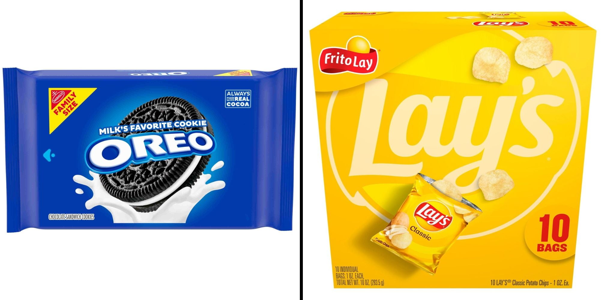OREO Chocolate Sandwich Cookies 18.12 oz & Lay's Classic Potato Chips Multipack - Walmart.com