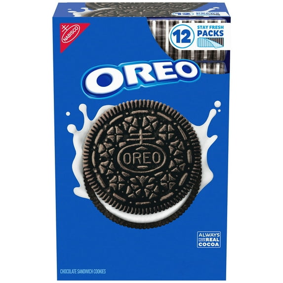 OREO Chocolate Sandwich Cookies, Big Family Pack, Bulk Dip-able, 62.76 ...