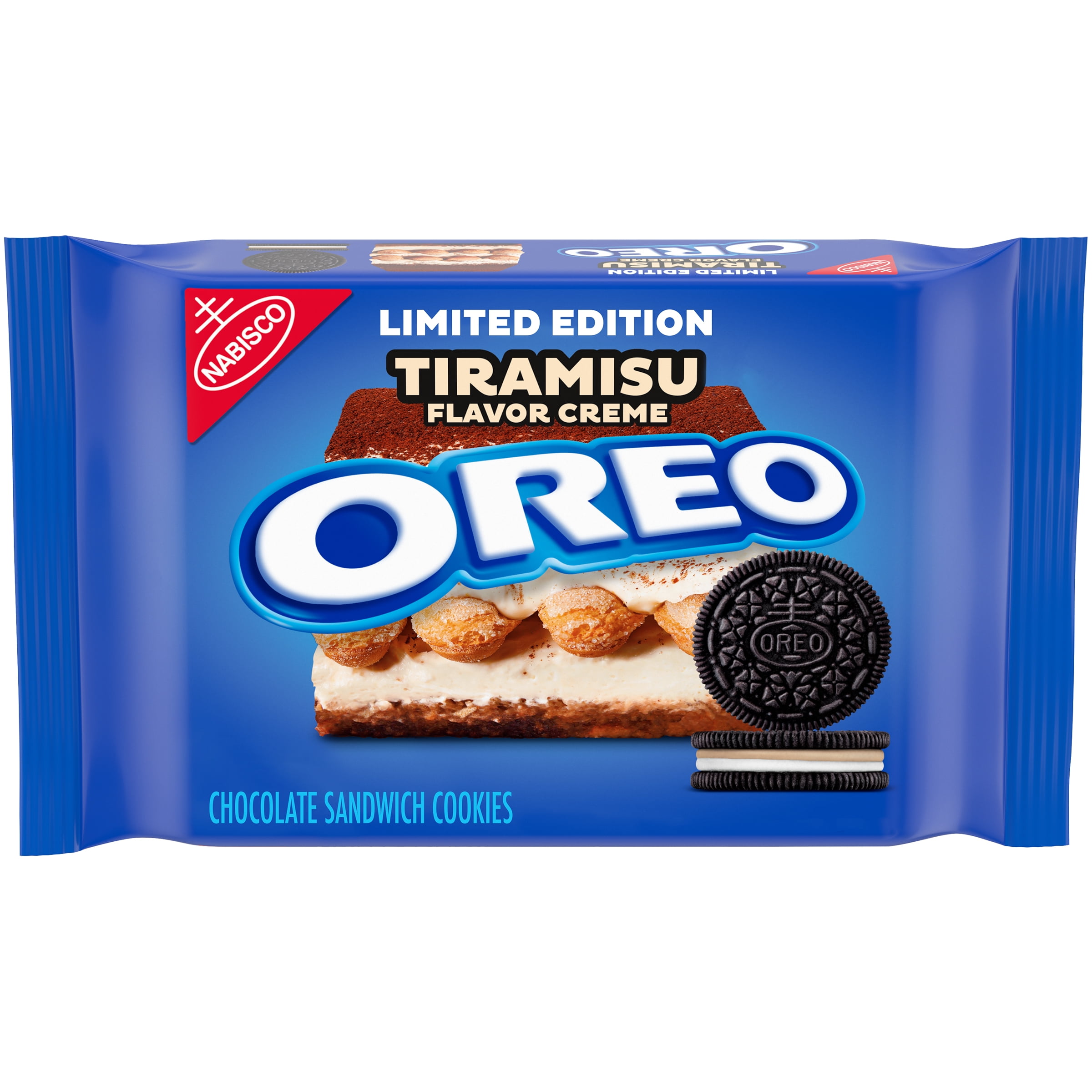 OREO Chocolate Sandwich Cookies, Baked, Tiramisu Flavored Creme, 12.2 ...