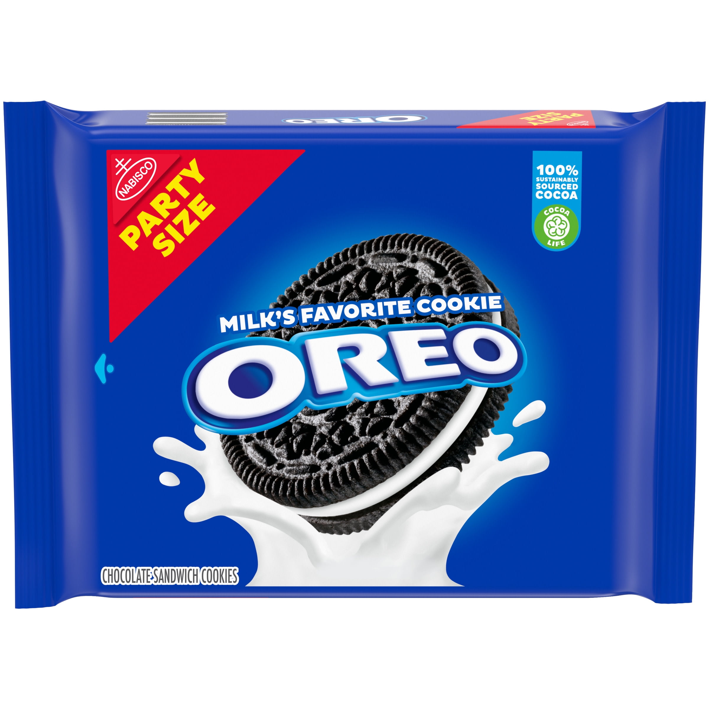 OREO Bulk Chocolate Sandwich Cookies, Party Size, 25.5 oz - Walmart.com