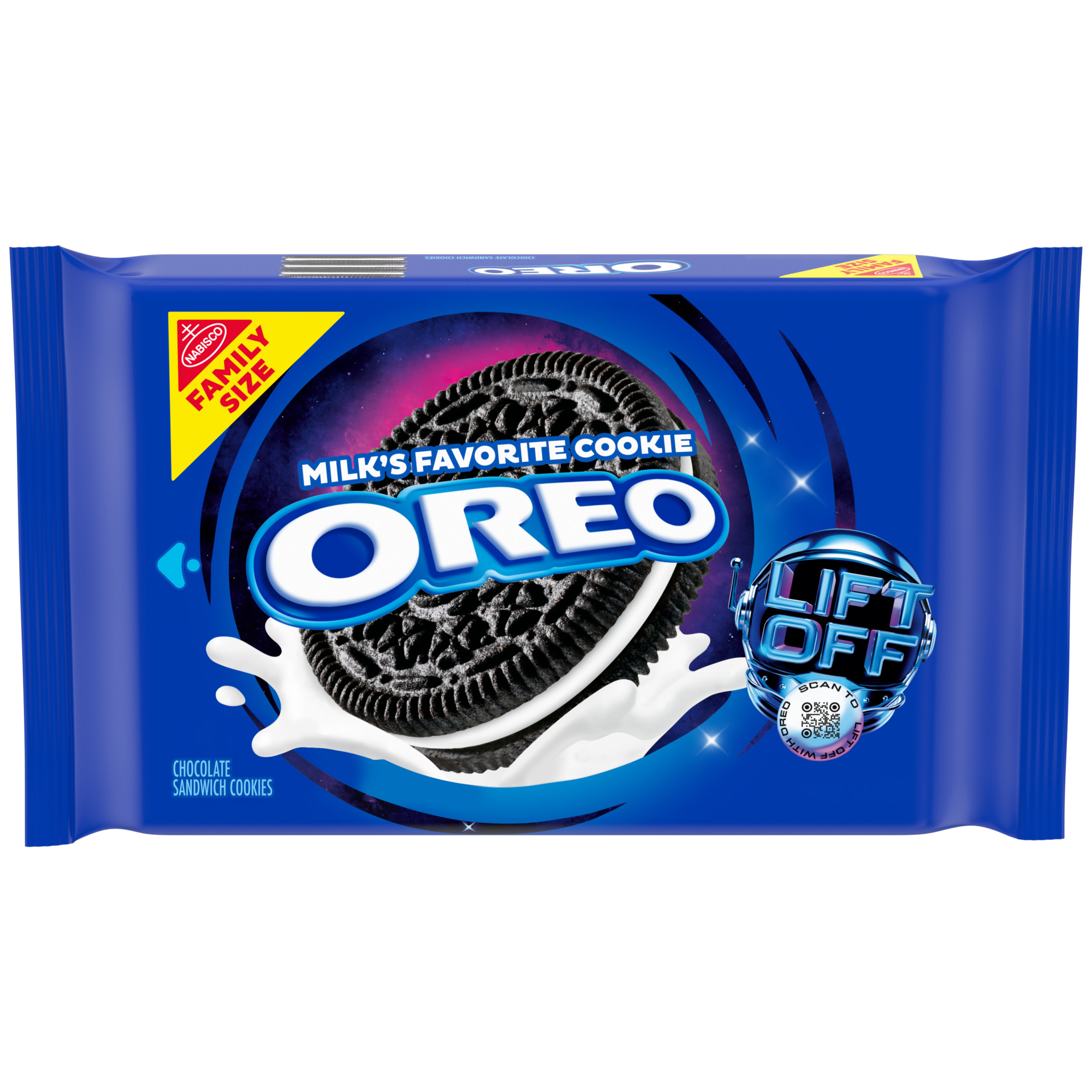 OREO Chocolate Peanut Butter Pie Sandwich Cookies, Family Size, 17 oz ...