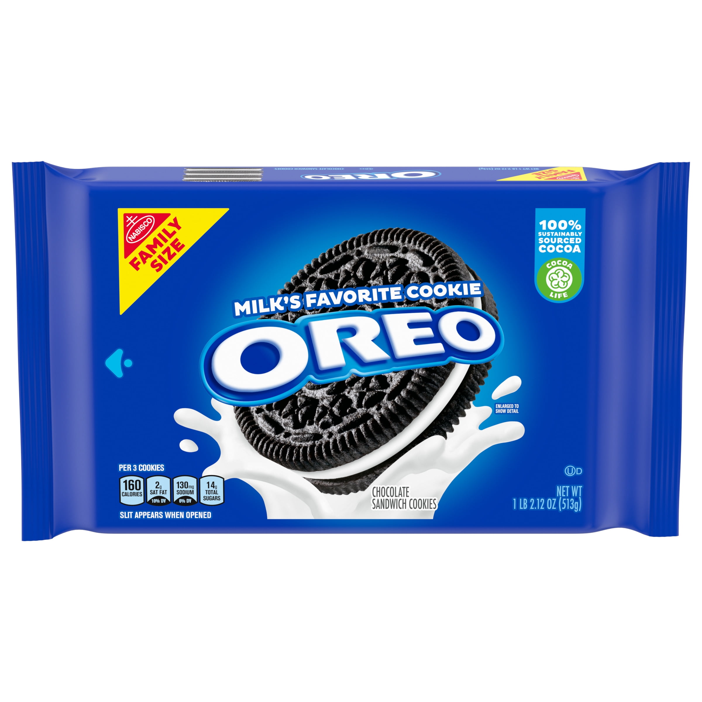 OREO Chocolate Sandwich Cookies, Family Size, 18.12 oz - Walmart.com