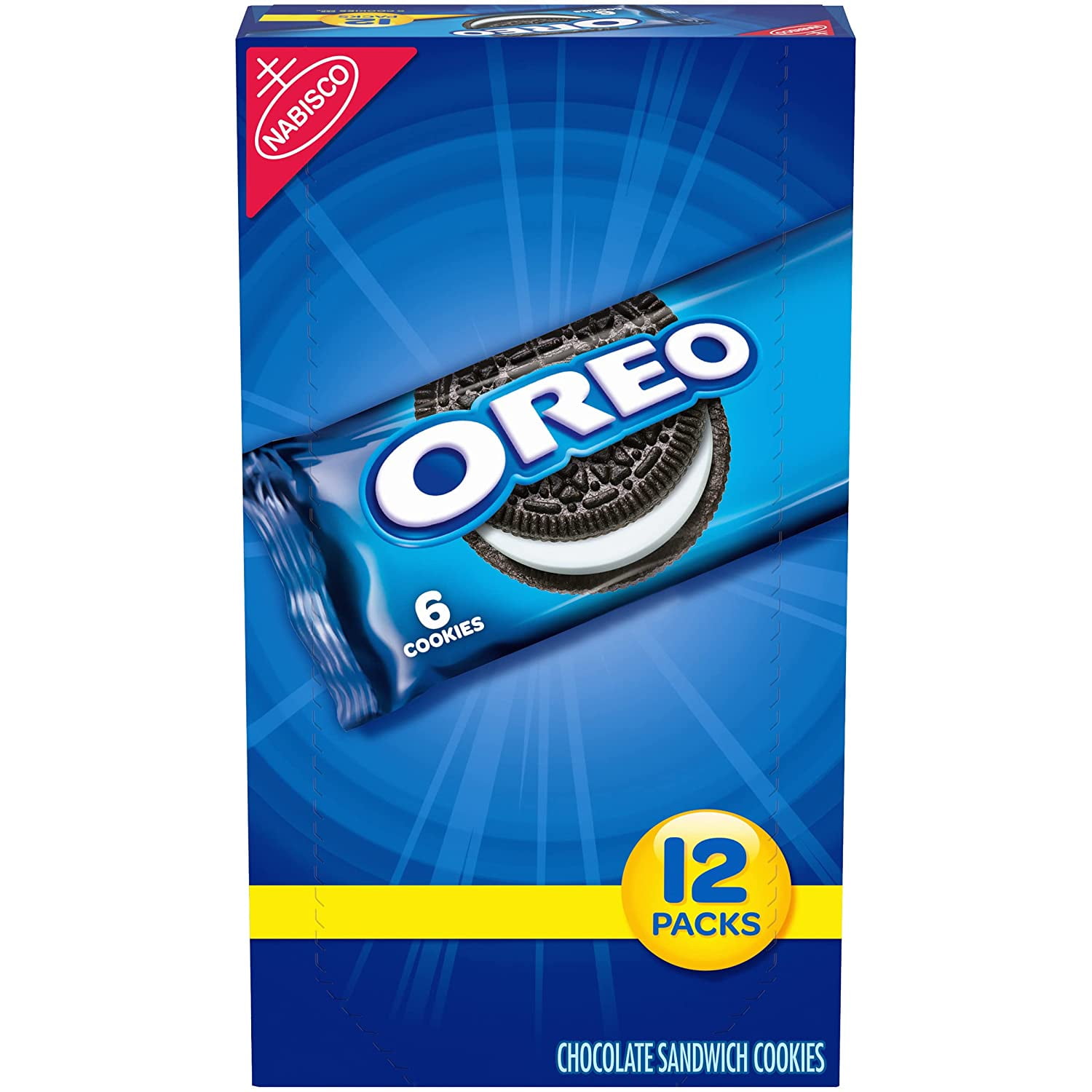 OREO Chocolate Sandwich Cookies, School Lunch Box Snacks, 2.4 Ounce ...