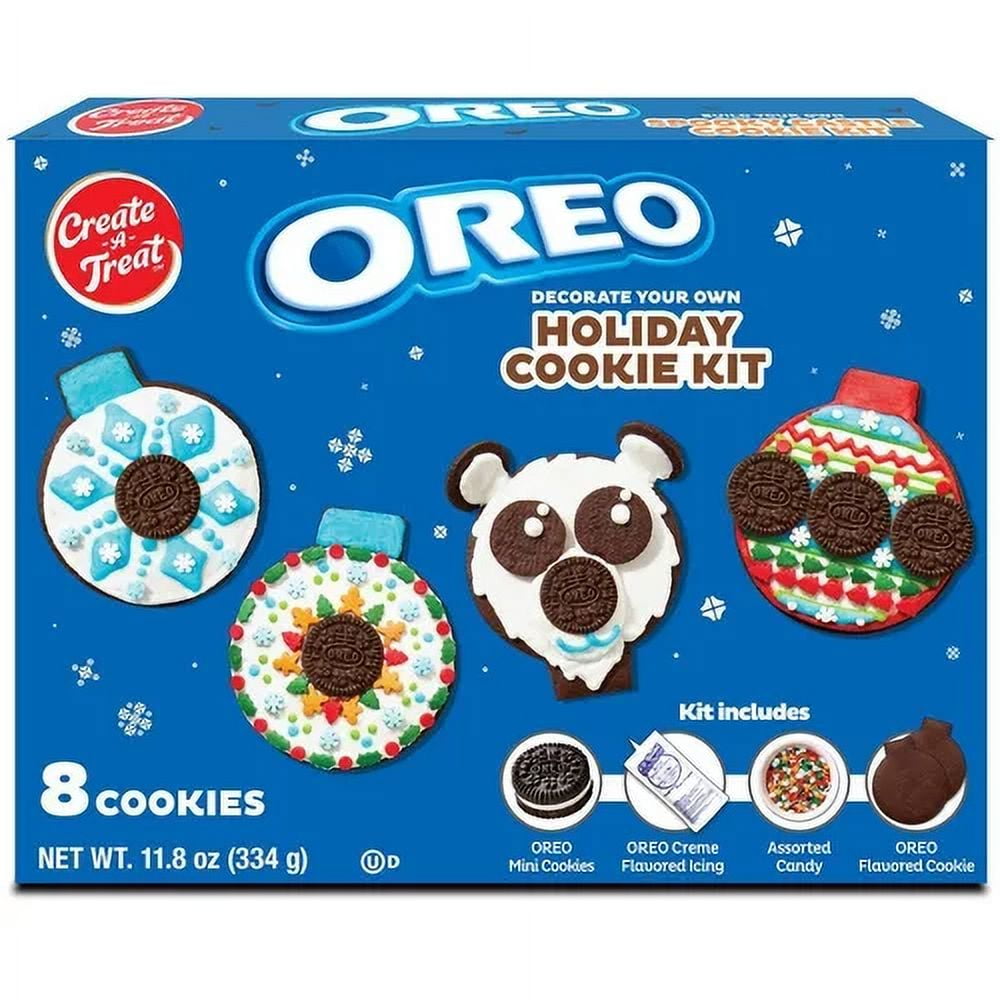 OREO Christmas Ornament Cookie Kit 8ct/11.8oz - Walmart.com