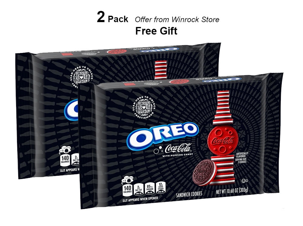 OREO Coca-Cola Sandwich Cookies, Limited Edition, 10.68 oz (2 Pack ...