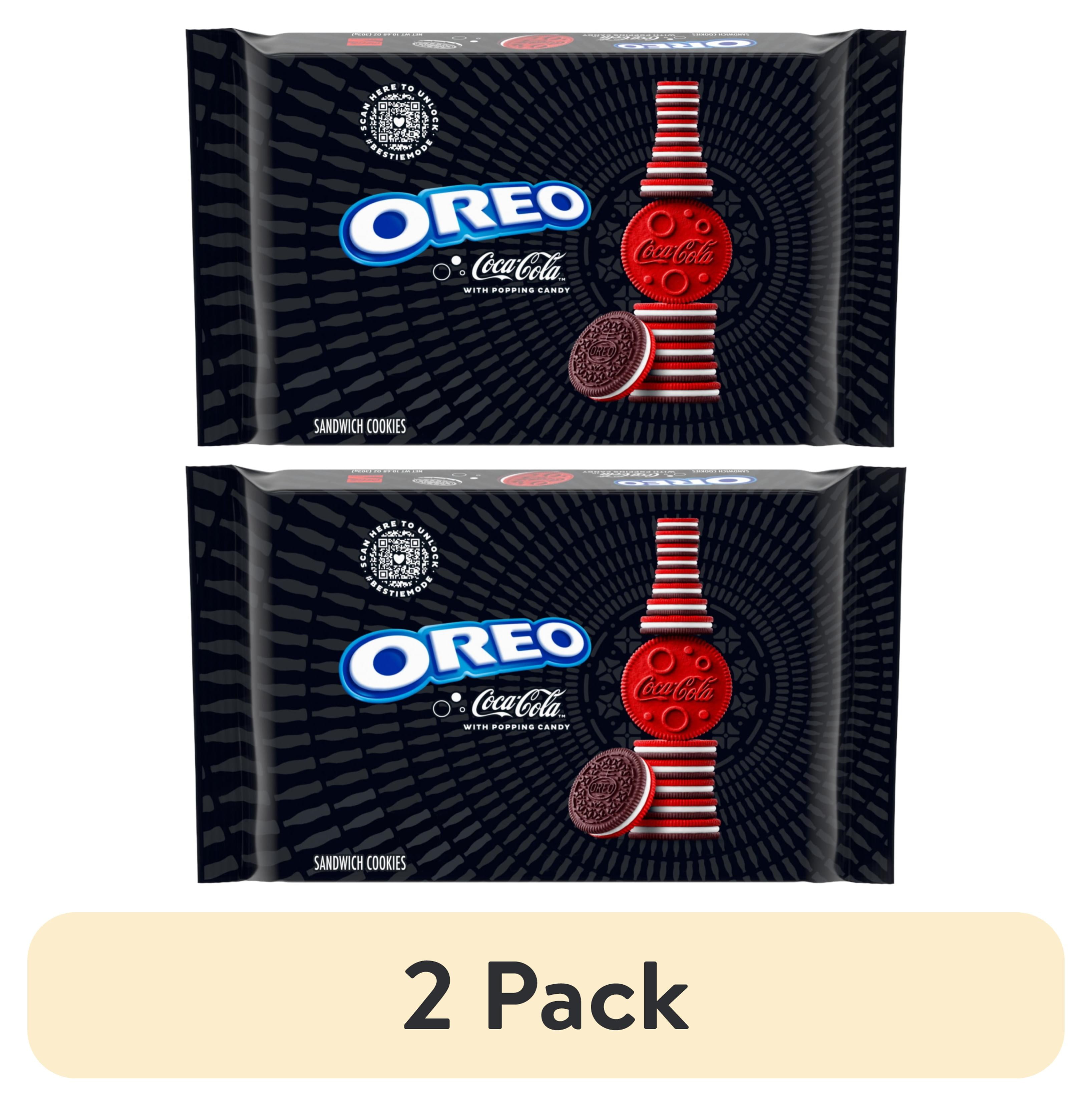 (2 pack) OREO Coca-Cola Sandwich Cookies, Limited Edition, 10.68 oz ...