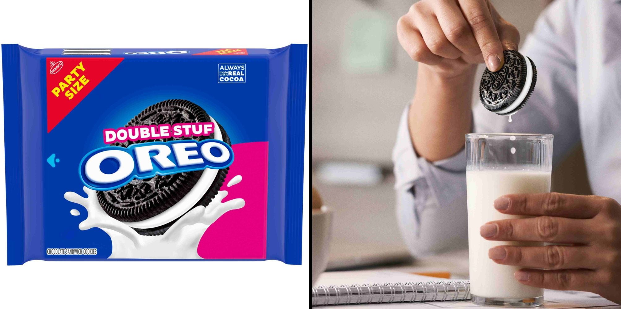 OREO Double Stuf Chocolate Sandwich Cookies 24.95 oz & Frito Lay Classic Mix Variety Pack ...