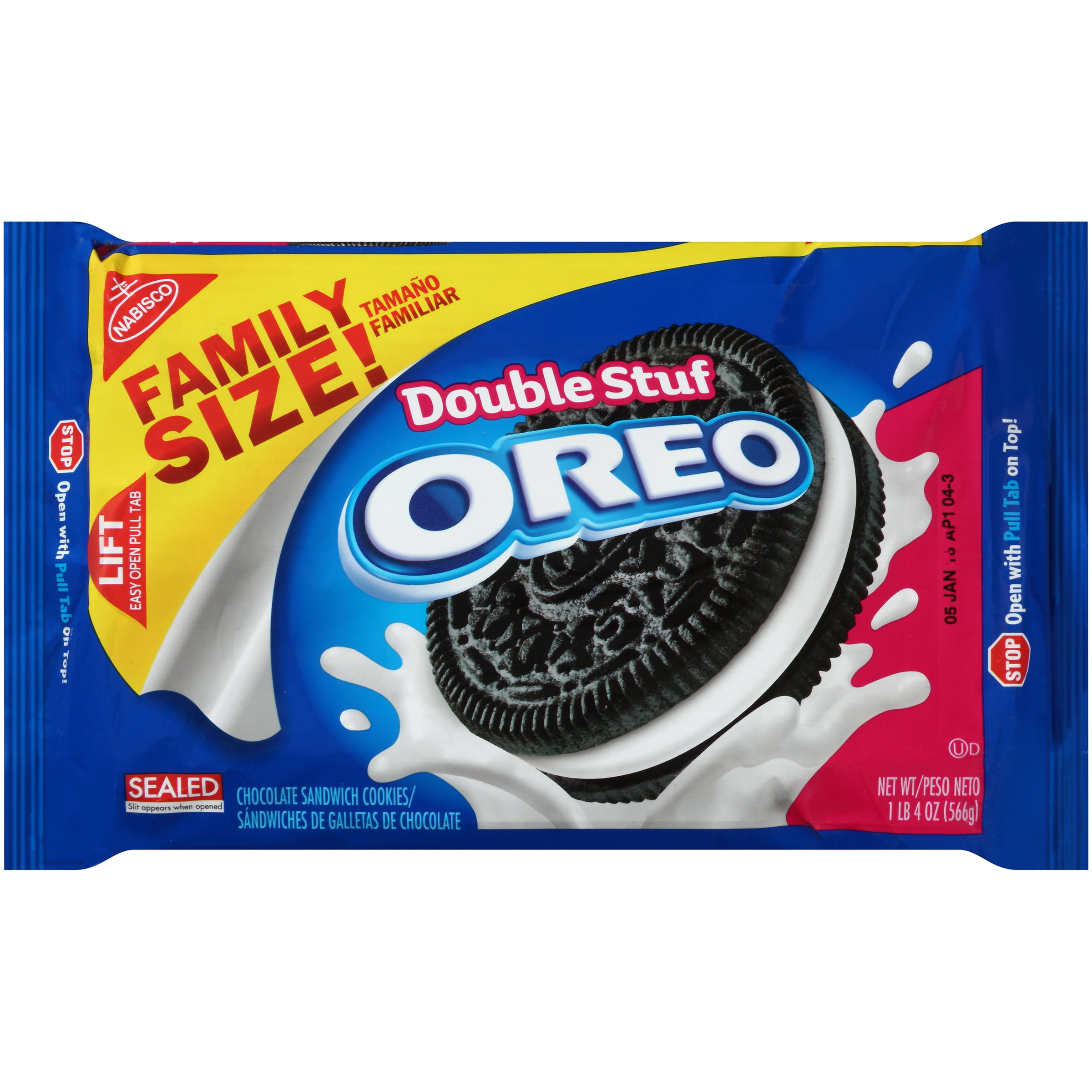 Oreo Chocolate Sandwich Cookies Double Stuf 1535 Oz For Give Out