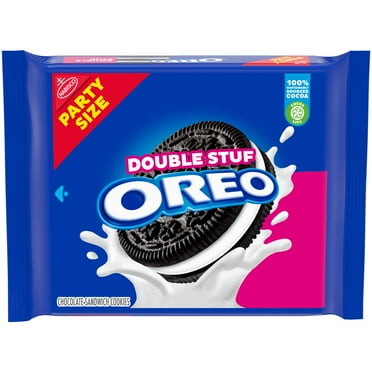 2X - Oreo Double Stuf Golden Sandwich Cookies, Party Size, 24.95 Oz - Walmart.com