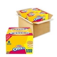 OREO Double Stuf Golden AIF4 Sandwich Cookies, King Size, 20 Snack ...