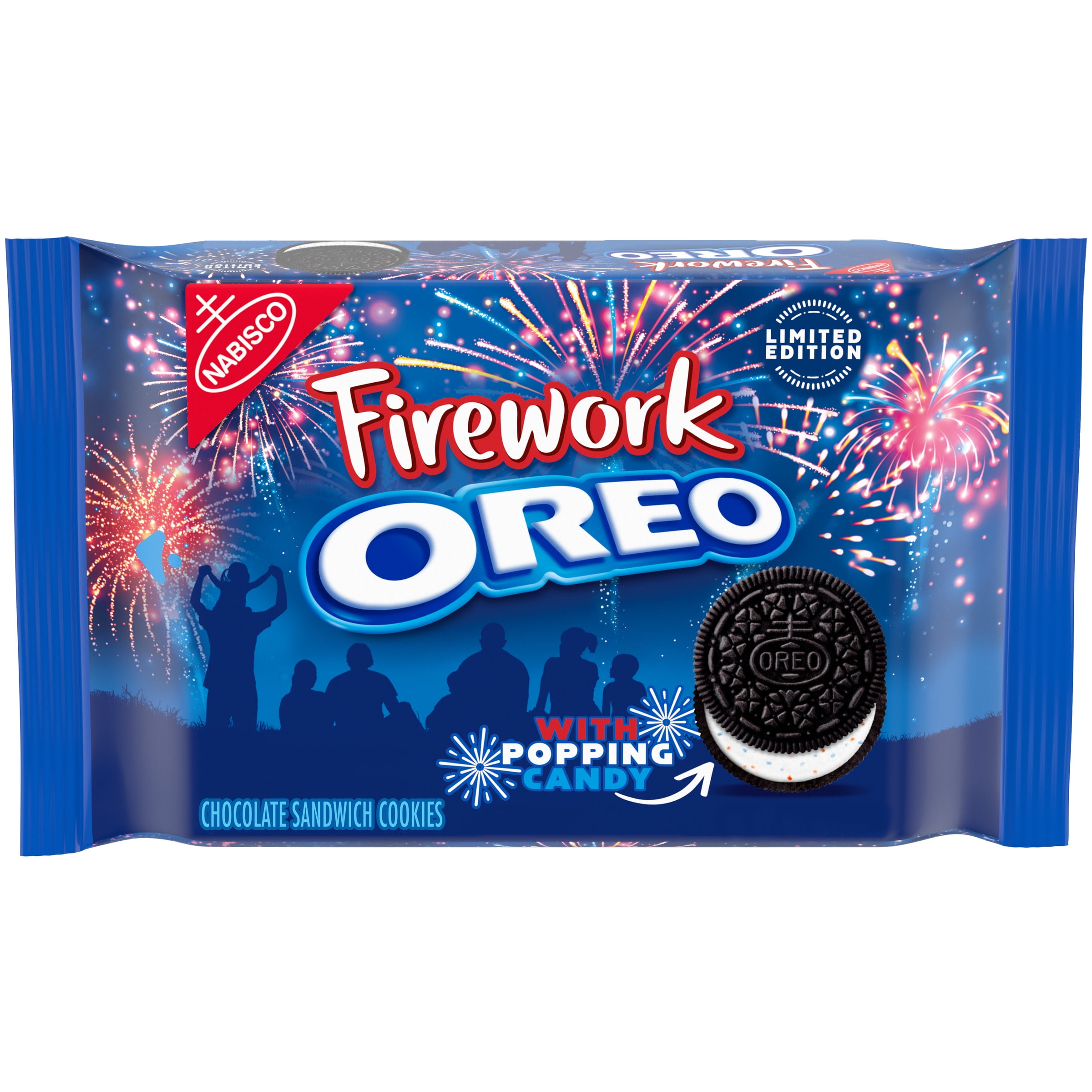 OREO Firework Chocolate Sandwich Cookies with Popping Candy, Limited ...