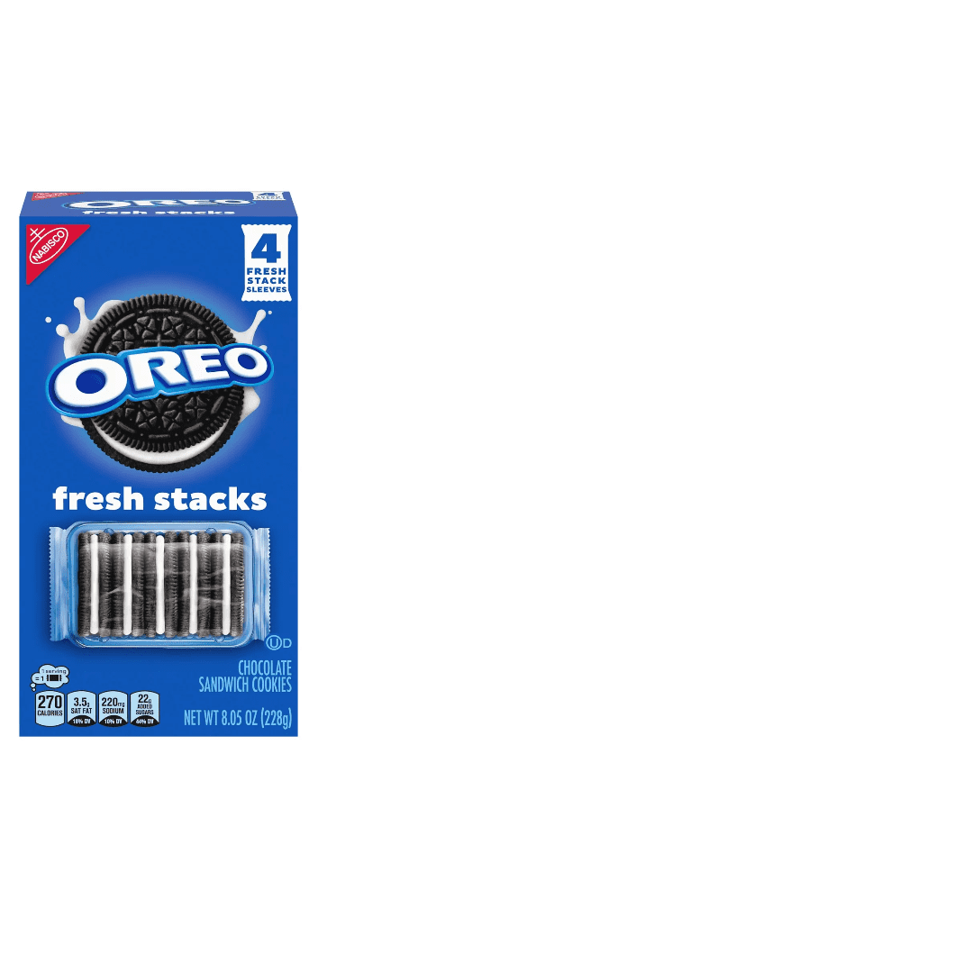 OREO Fresh Stacks Chocolate Sandwich Cookies , 4 ct - Walmart.com