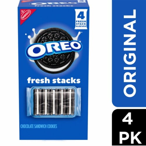 Oreo Fresh Stacks Chocolate Sandwich Cookies 8.05 oz - Walmart Business ...