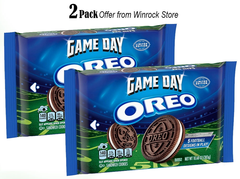 OREO Game Day Chocolate Sandwich Cookies, Limited Edition, 10.68 oz (2 ...
