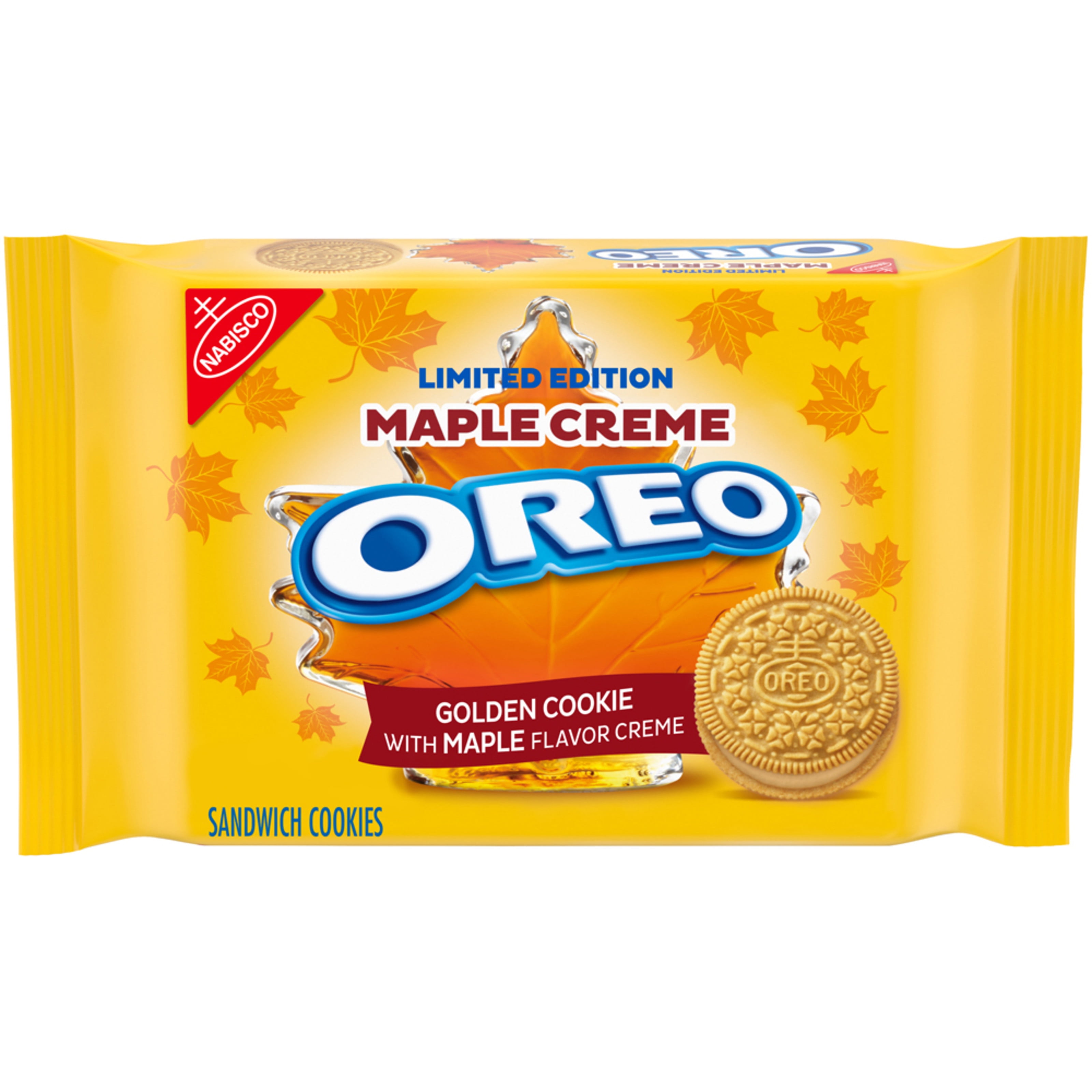 OREO Golden Maple Creme Sandwich Cookies, 1 - 12.2 oz Packs - Walmart.com