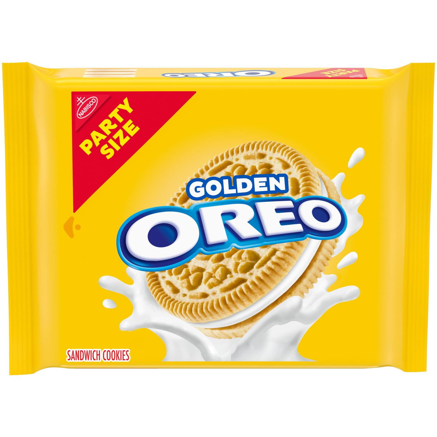OREO Golden Sandwich Cookies - Party Size - 24.1 oz Packaging May Vary ...