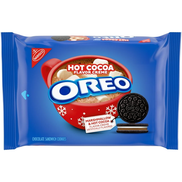 OREO Limited Edition Hot Cocoa & Marshmallow Bits Creme Chocolate ...