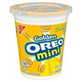 OREO Mini Golden Sandwich Cookies, Vanilla Flavor, 1 Go-Pak Cups ...
