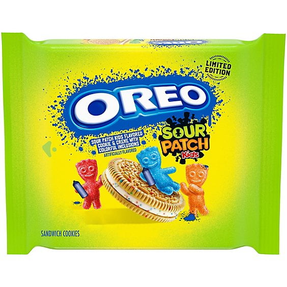 OREO SOUR PATCH KIDS Sandwich Cookies Limited Edition - 10.68 Oz ...
