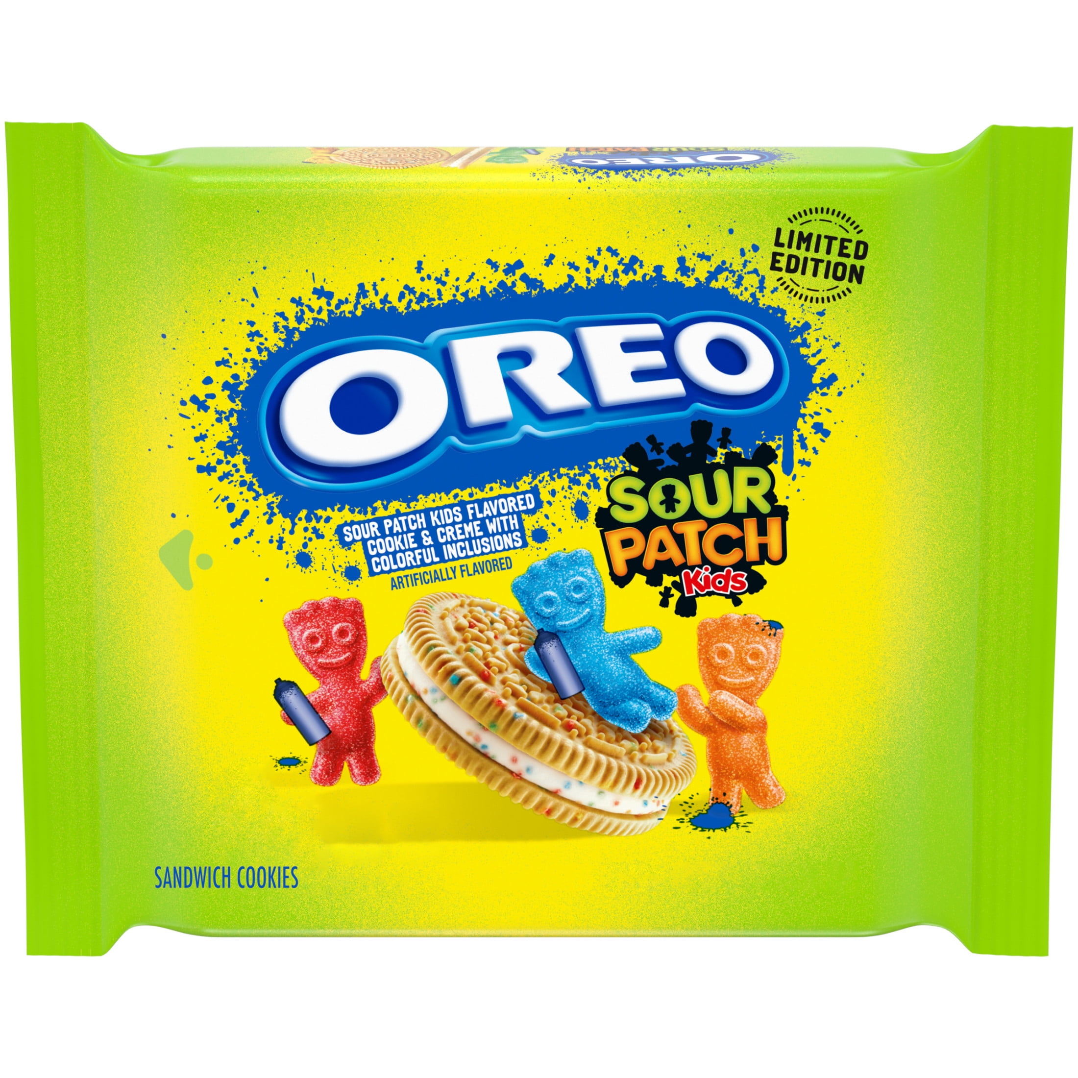 OREO SOUR PATCH KIDS Sandwich Cookies, Limited Edition, 10.68 oz ...