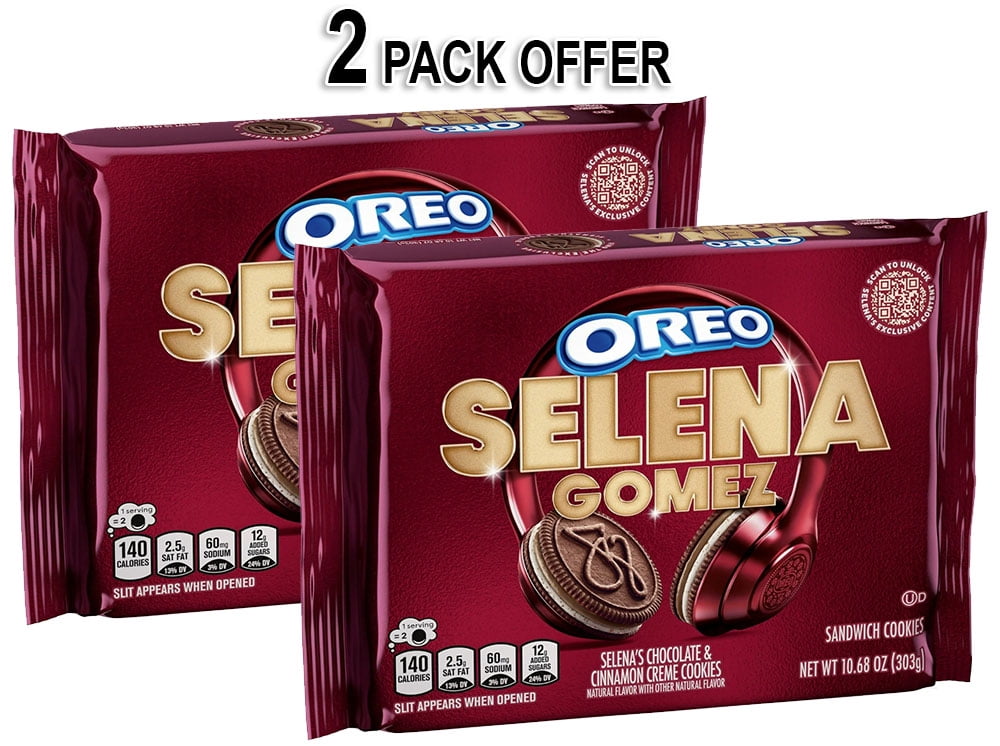 OREO Selena Gomez Cookies, Limited Edition, 10.68 oz (2 Pack Offer ...