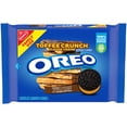 OREO Toffee Crunch Creme with Sugar Crystals Chocolate Sandwich Cookies ...