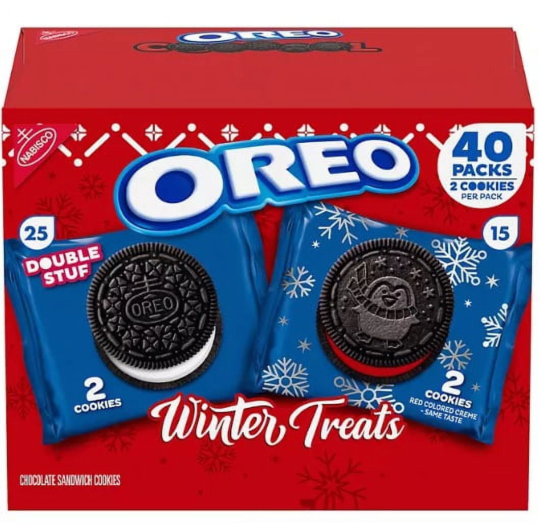 Oreo Winter Treats Variety Pack, Christmas Cookies, Holiday Snacks, 45 ...