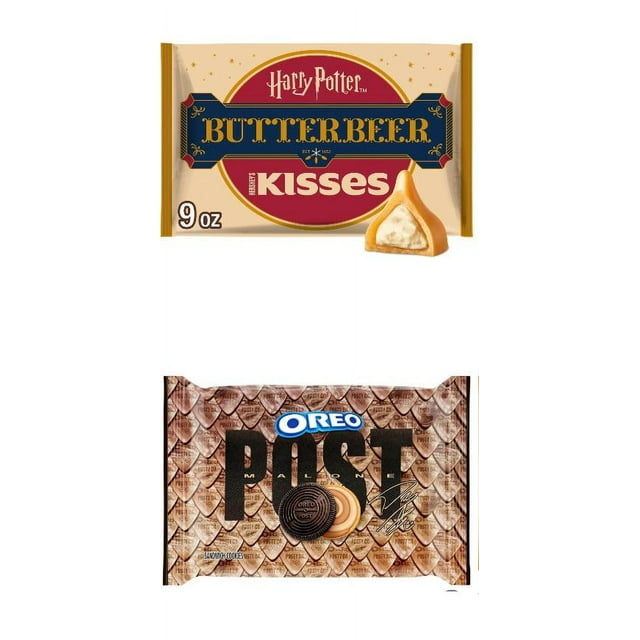 OREO x POST MALONE oreos cookies with BUTTERBEER HERSHEY KISSES Harry ...