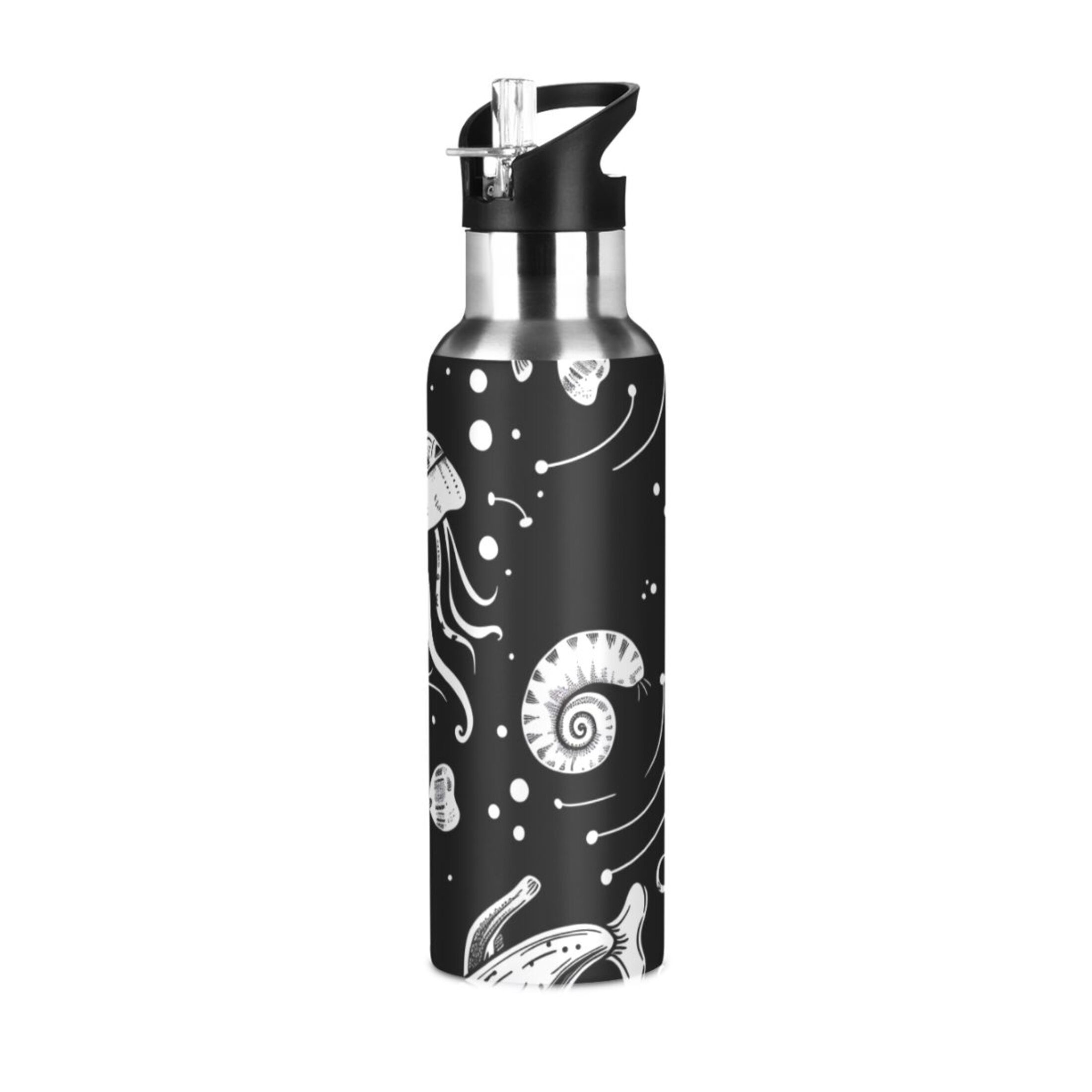 OREZI Stainless Steel Water Bottle 20oz/600ml Double Wall Vacuum ...