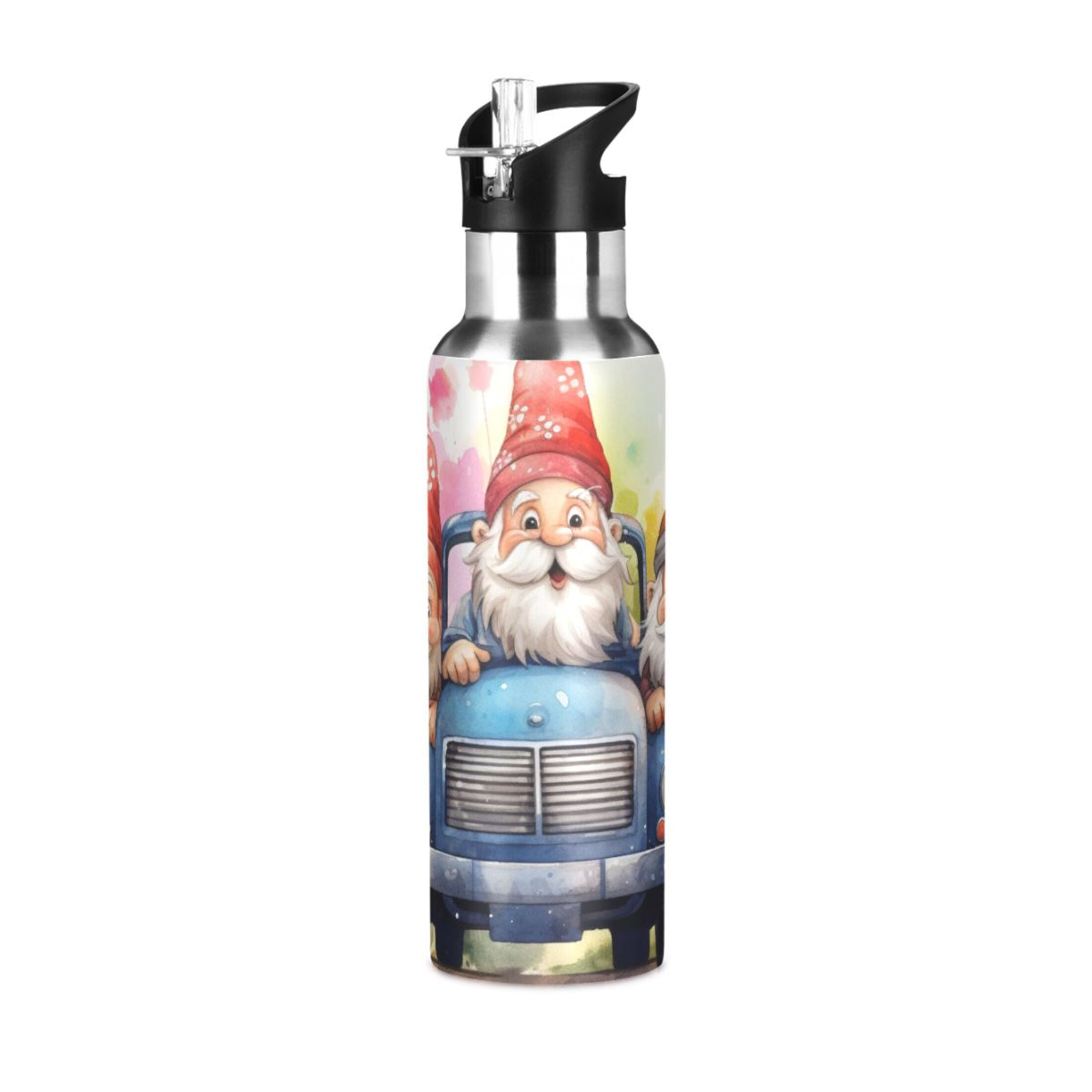 OREZI Stainless Steel Water Bottle Dwarfs Driving Car 34oz/1000ml ...