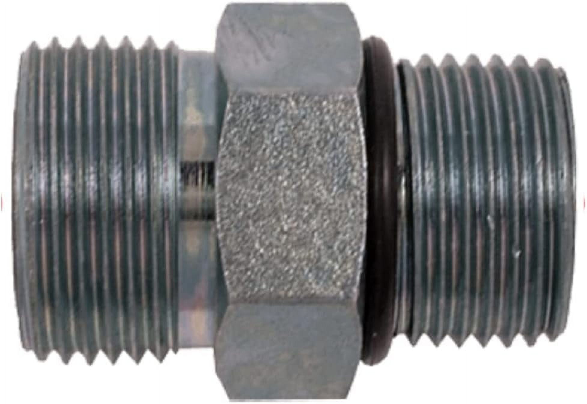 ORFS Male x #10 SAE/ORB Male Union/Joiner Hydraulic Adapter Fitting ...