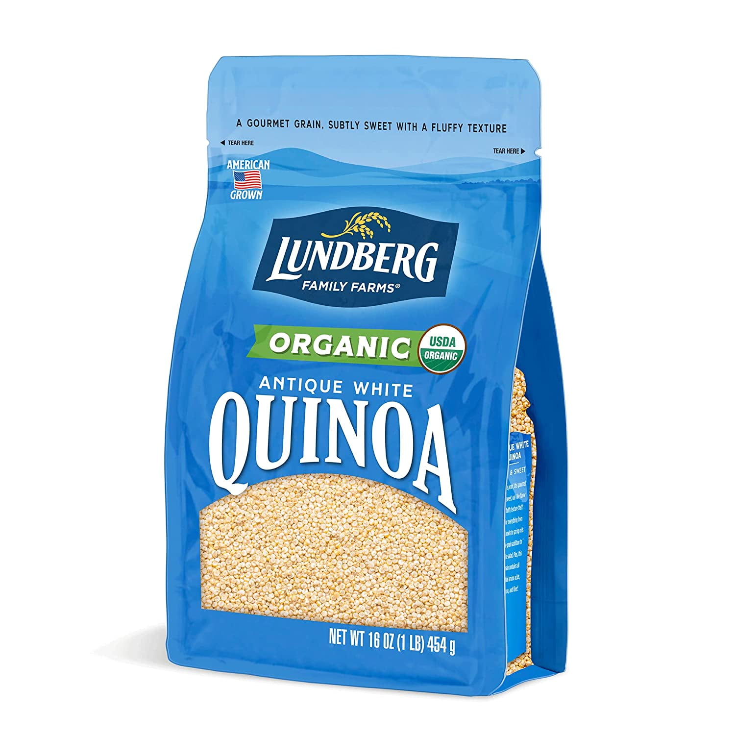 Lundberg Family Farms Organic Antique White Quinoa, Quick Cooking Bulk ...