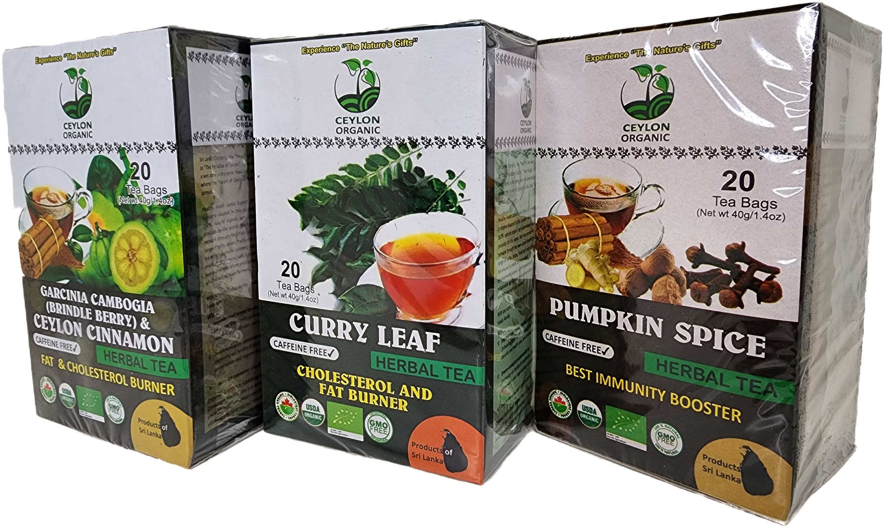 ORGANIC Curry leaf, garcinia & Ceylon cinnamon & pumpkin spice HERBAL ...
