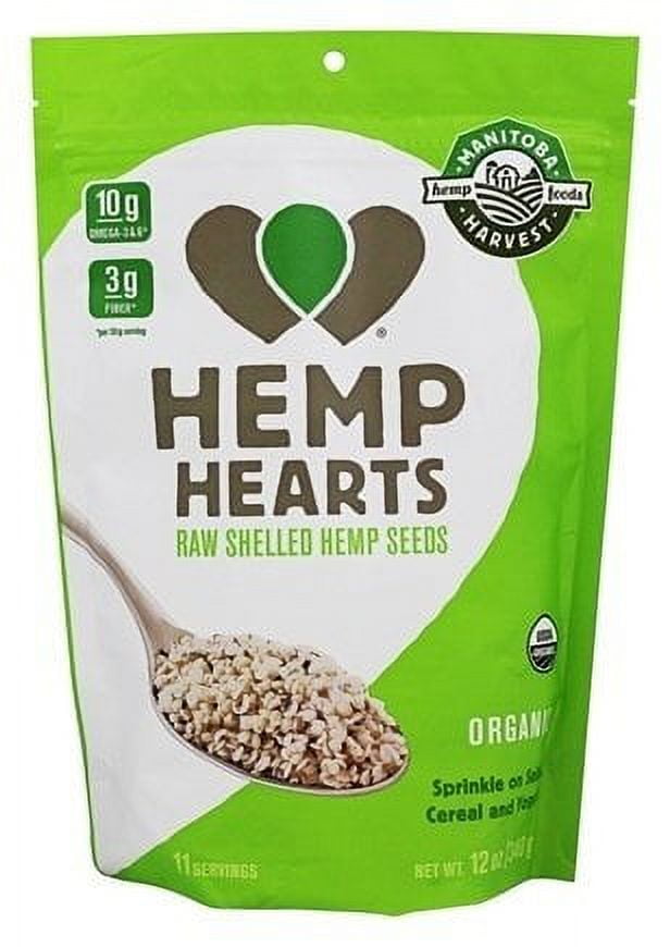 ORGANIC HEMP HEARTS Pack of 1 - Walmart.com